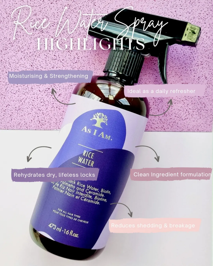 As I Am Rice Water Spray 473ml | Curls Allowed